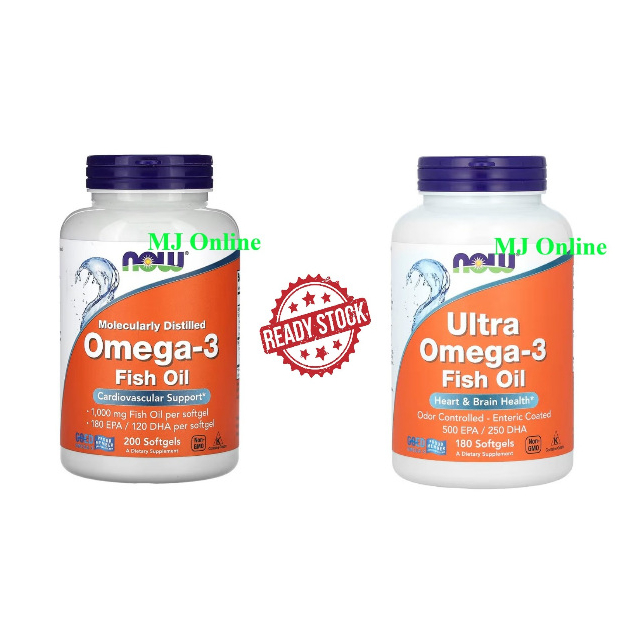 Jual Now Foods Omega 3 and Ultra Omega 3 - Fish Oil | Shopee Indonesia