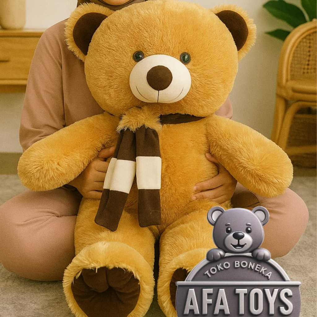Jual Boneka Teddy Bear Syal Telapak Jumbo Jari 80 Cm Doll | Shopee ...