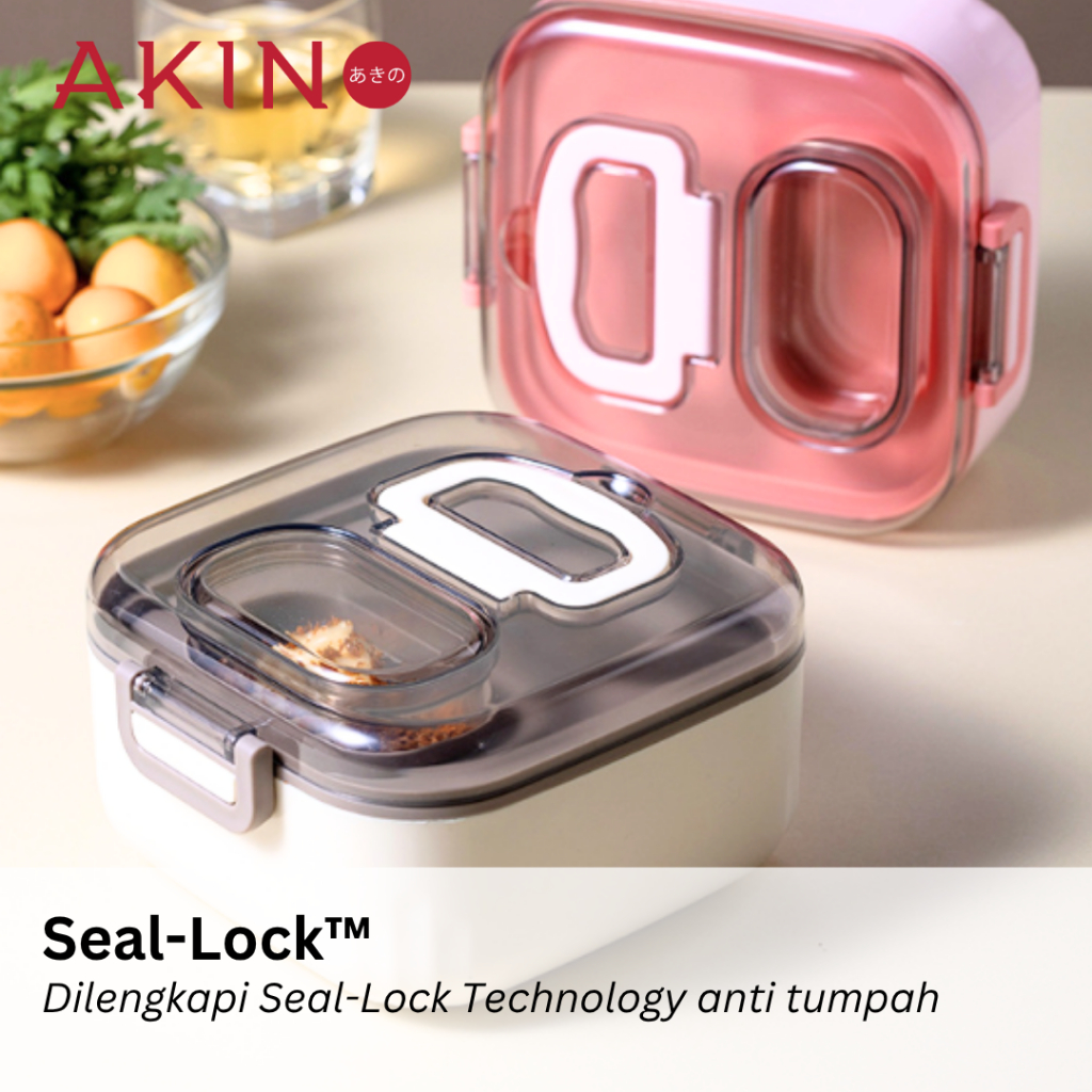 Jual AKINO - SORA Tempat Makanan Cemilan Tahan Panas Lunch Box ...