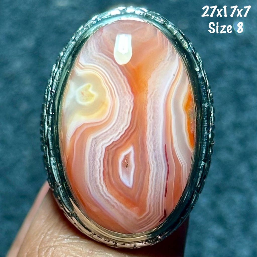 Jual Cincin Batu Akik Natural Sulaiman Junder Lam Alif Jumbo Kristal ...