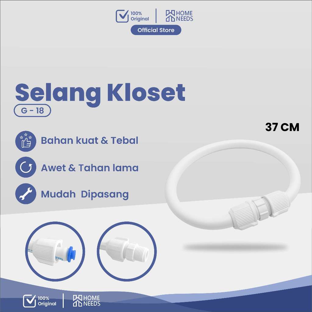 Jual Homeneeds Selang Kloset Duduk Selang WC Selang Shower Toilet ...