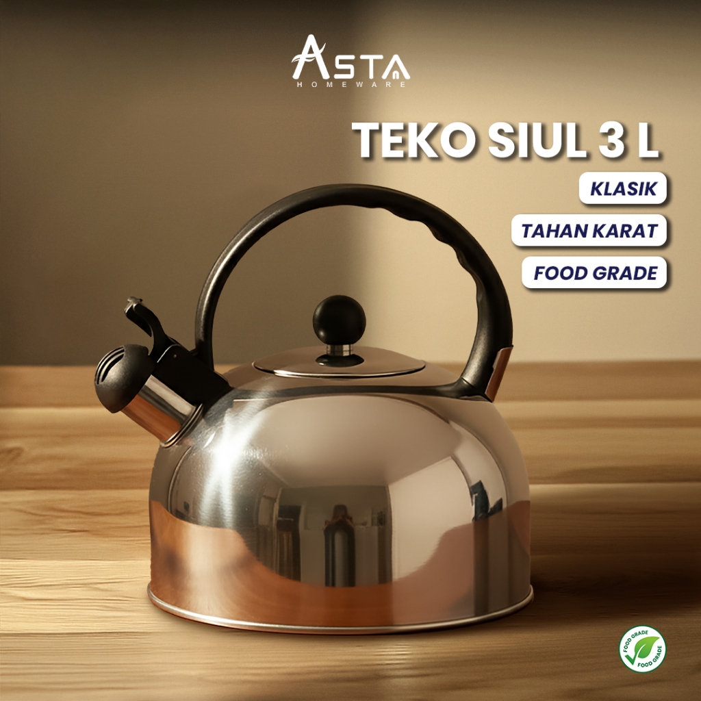Jual Teko Siul Stainless Steel - Ketel Air Tahan Karat - Whistling ...
