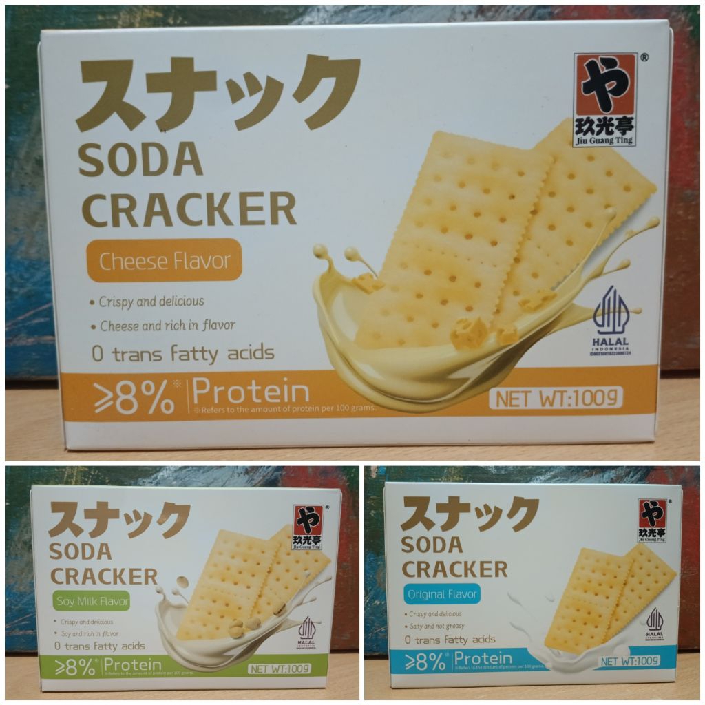 Jual Jiu Guang Ting 100gr Soda Cracker isi 4bgks x 3keping Original ...