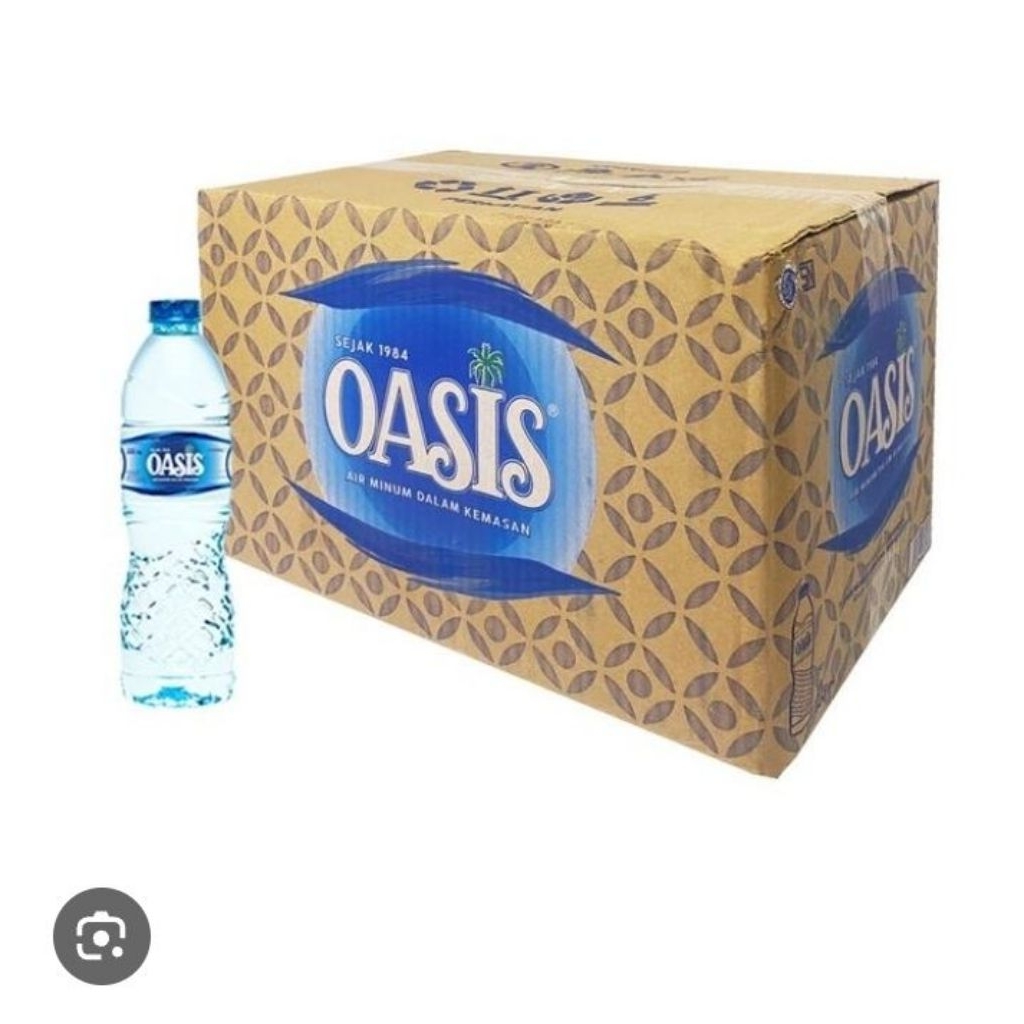Jual Oasis Air Mineral Botol 600 ml 1 Dus Isi 24 Pcs | Shopee Indonesia
