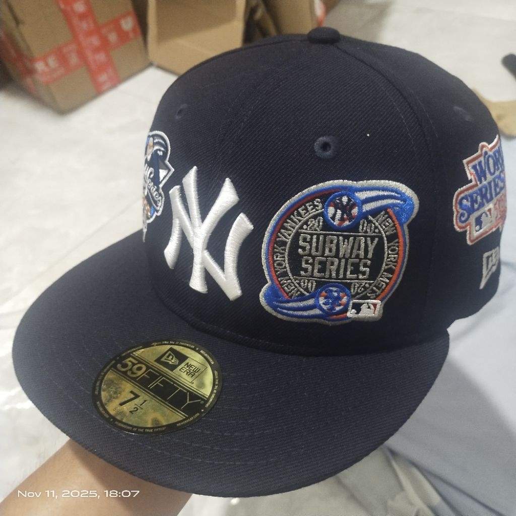 Jual Topi Full NY World Series x NEC 59/50 | Shopee Indonesia