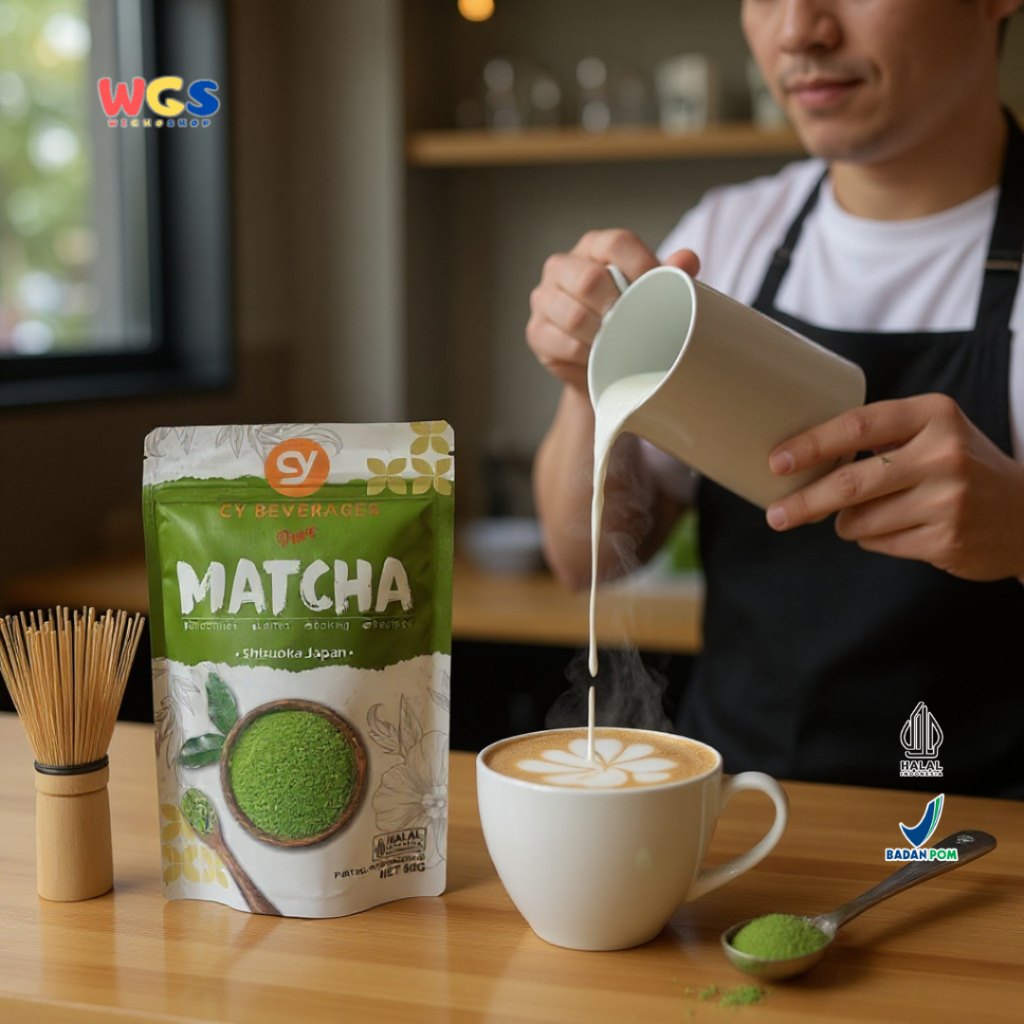 Jual CY Beverages Pure Matcha Shizuoka Japan 80g – Bubuk Matcha Premium ...