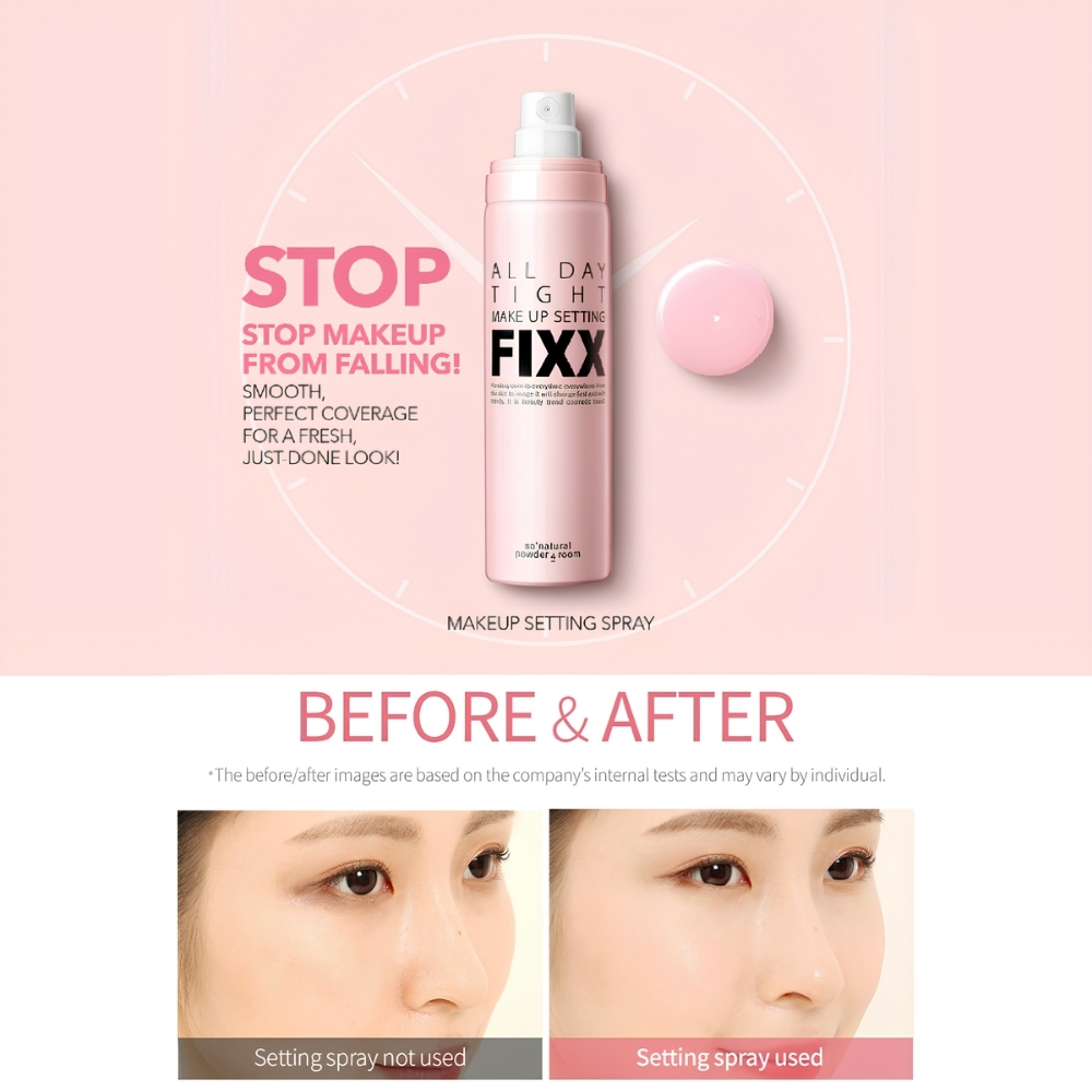 Jual Korea So Natural FIXX ALL DAY TIGHT Setting Spray 75ML Makeup AWET ...