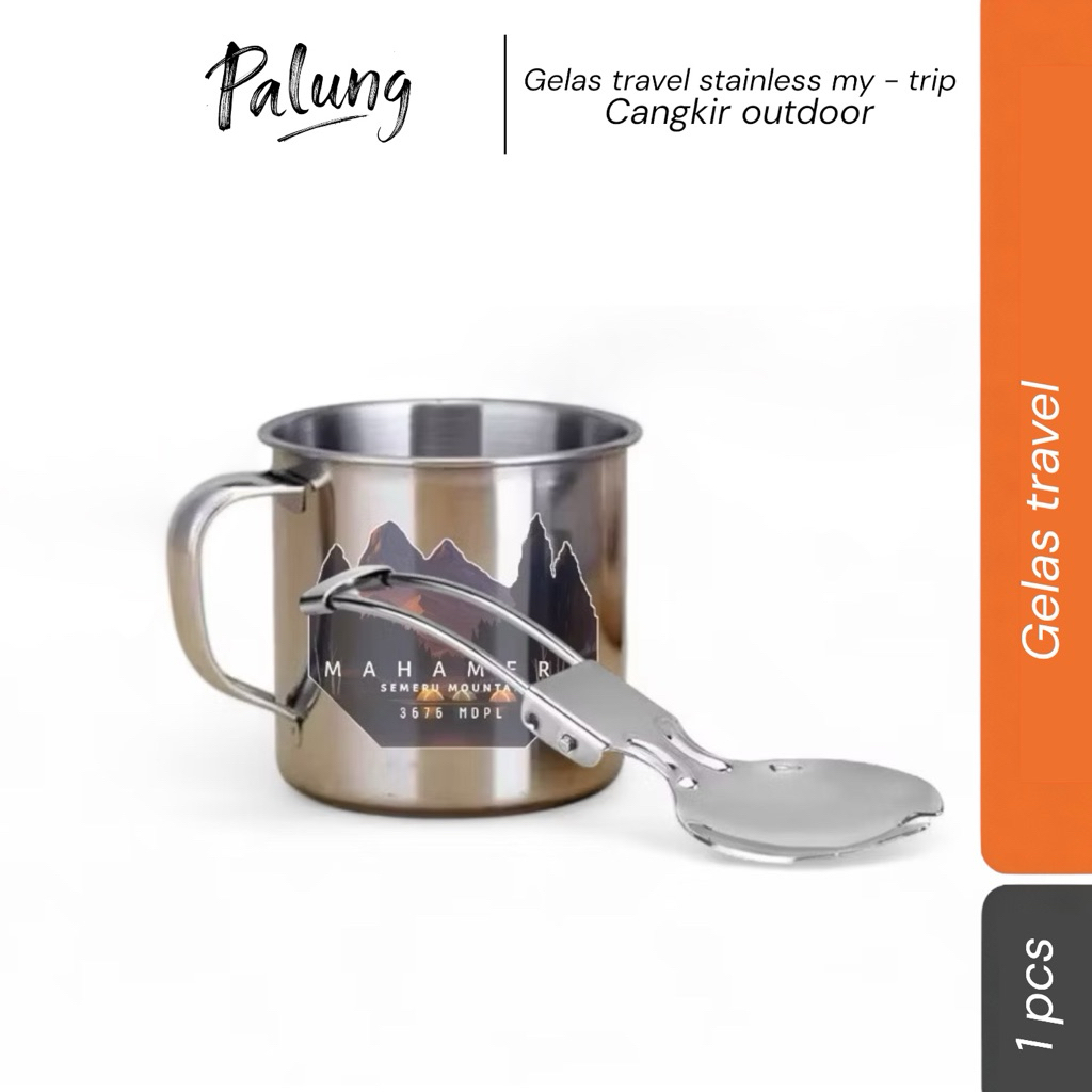 Jual mug / cangkir outdoor / cangkir gunung / gelas stainless gunung ...