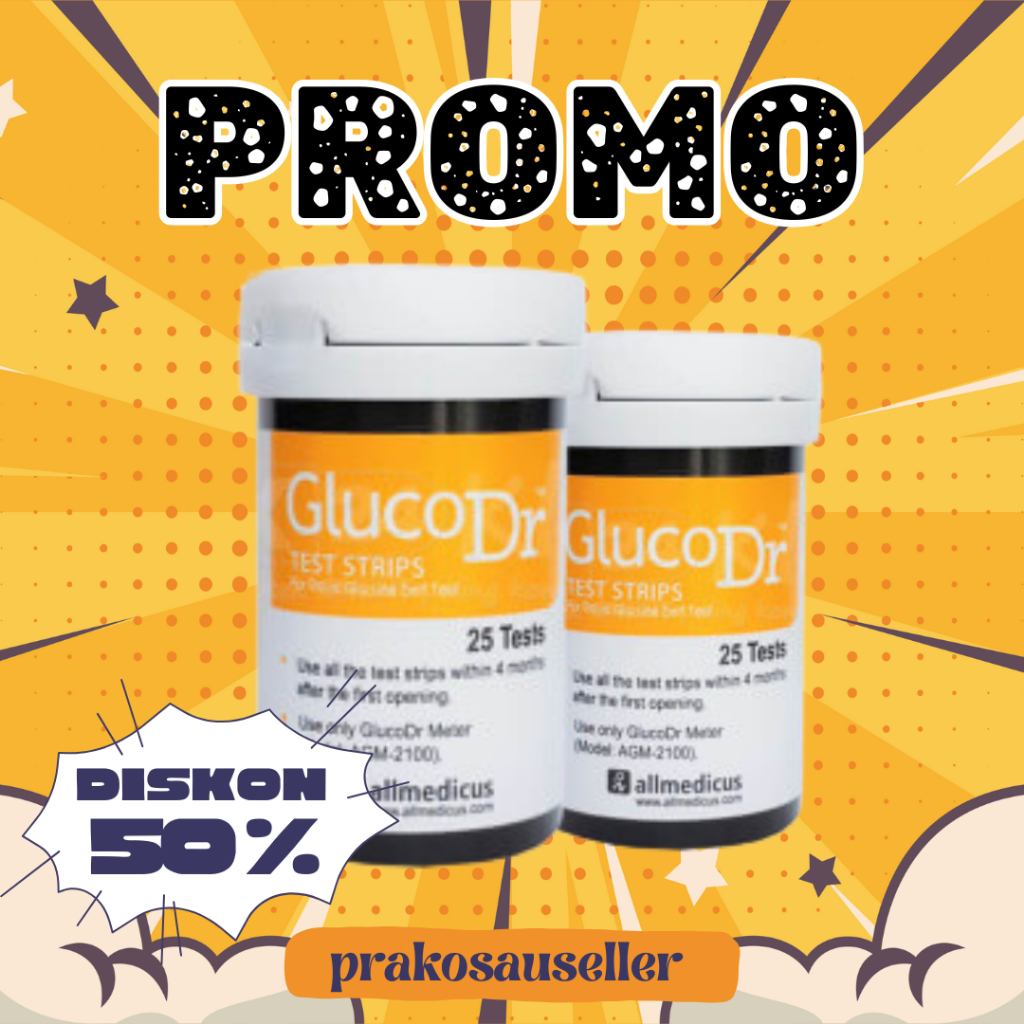 Jual Strip Gluco DR Gula Darah / strip gluco dr biosensor / gluco dr ...