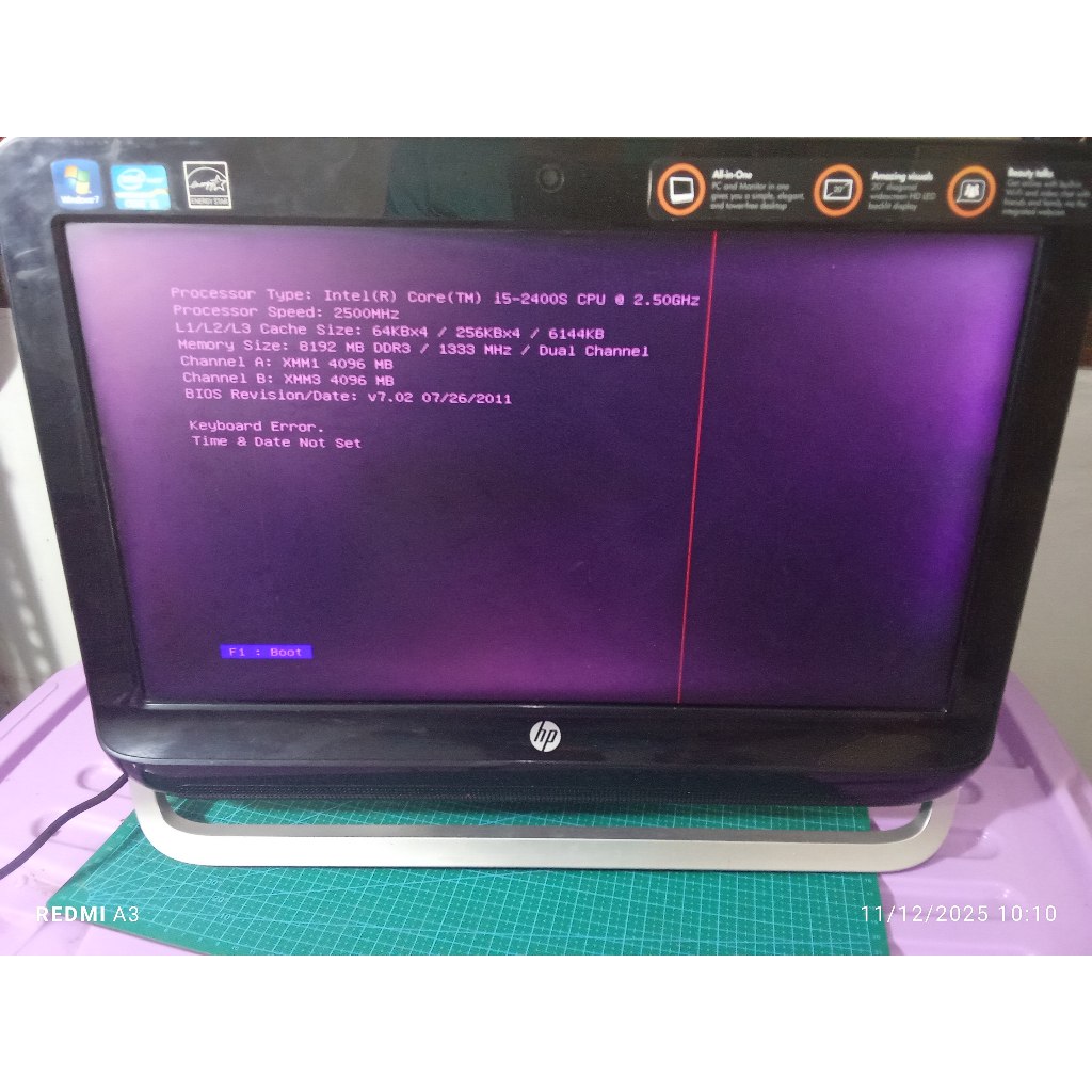 Jual PC Komputer All In One HP Omni 120 Core i5 8GB | Shopee Indonesia