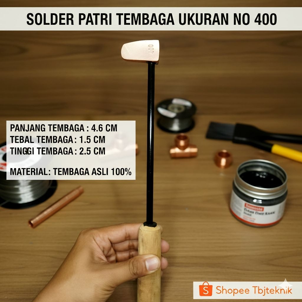 Jual solder patri bakar tembaga ukuran no. 400 | Shopee Indonesia