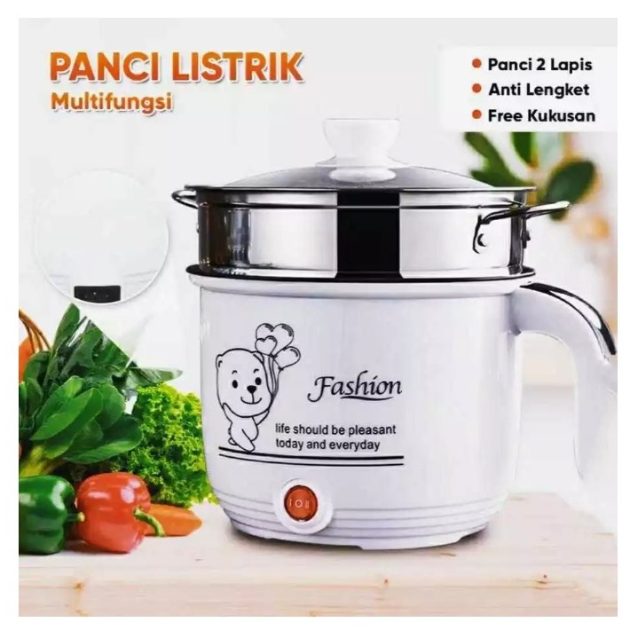 Jual anci Listrik Elektrik Cooker Stainless Steel Teflon Cooking Pot ...
