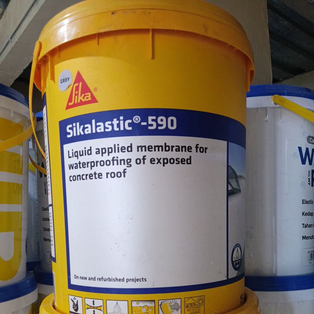 Jual SIKA LASTIC 590 GREY DACK BETON 20KG | Shopee Indonesia