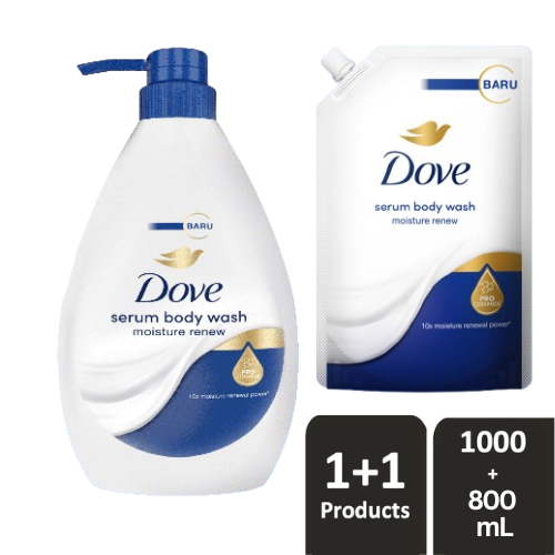 Jual Dove Deeply Nourish Pump 1000ml + Refill 800ml | Shopee Indonesia