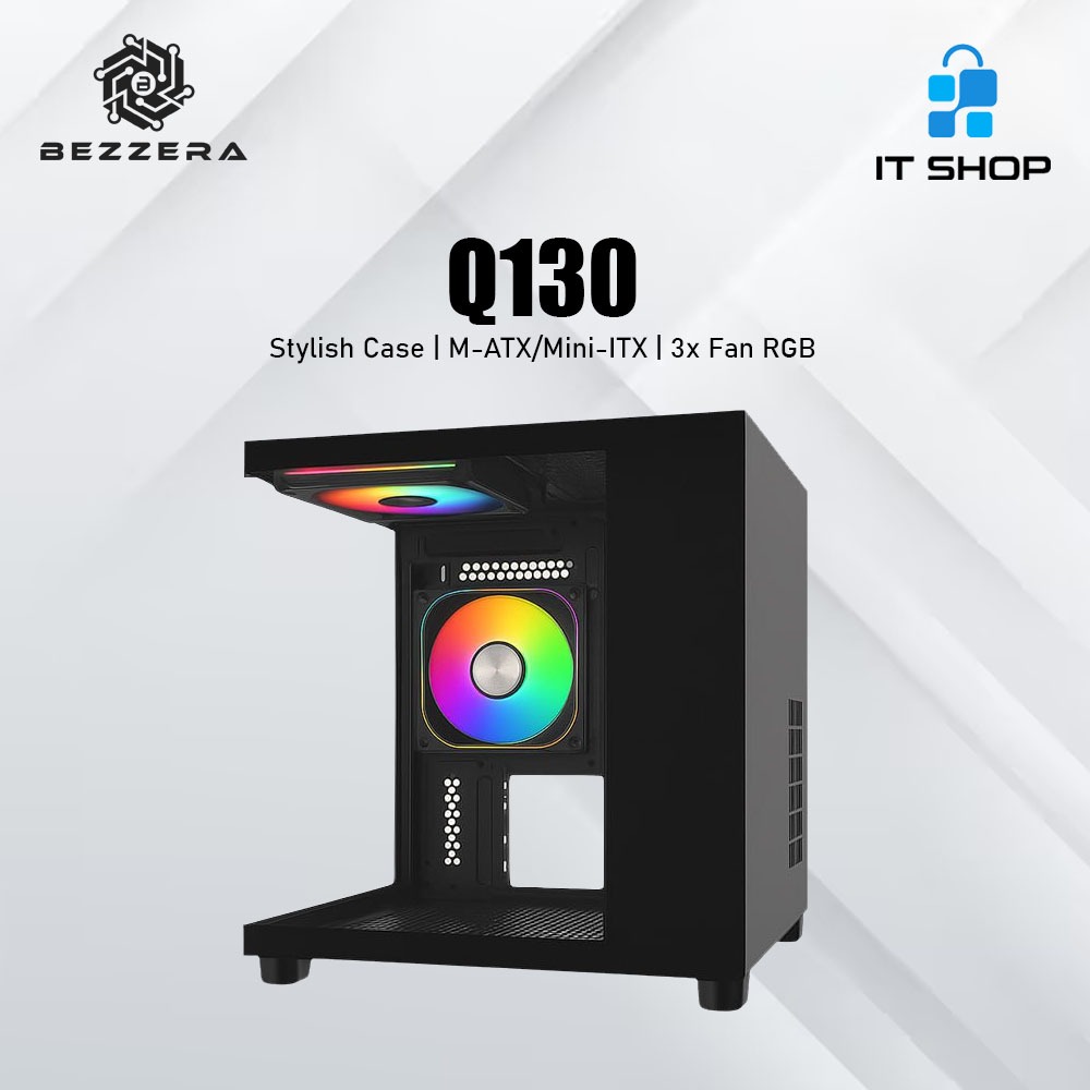 Jual Bezzera Casing PC Computer Q130 Black | Shopee Indonesia