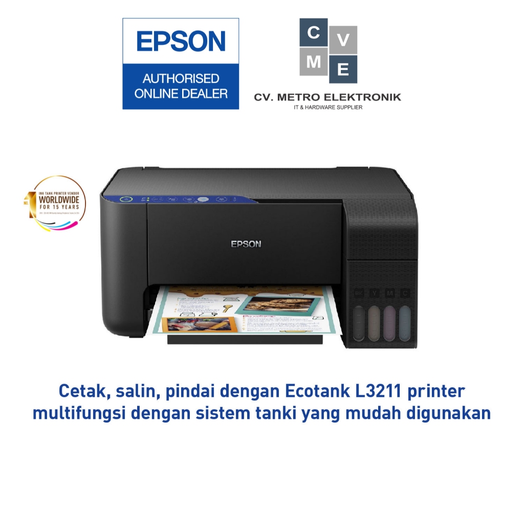 Jual Printer Epson AFFL L3210 L-3210 L 3210 L3211 L-3211 L 3211 3 IN 1 ...