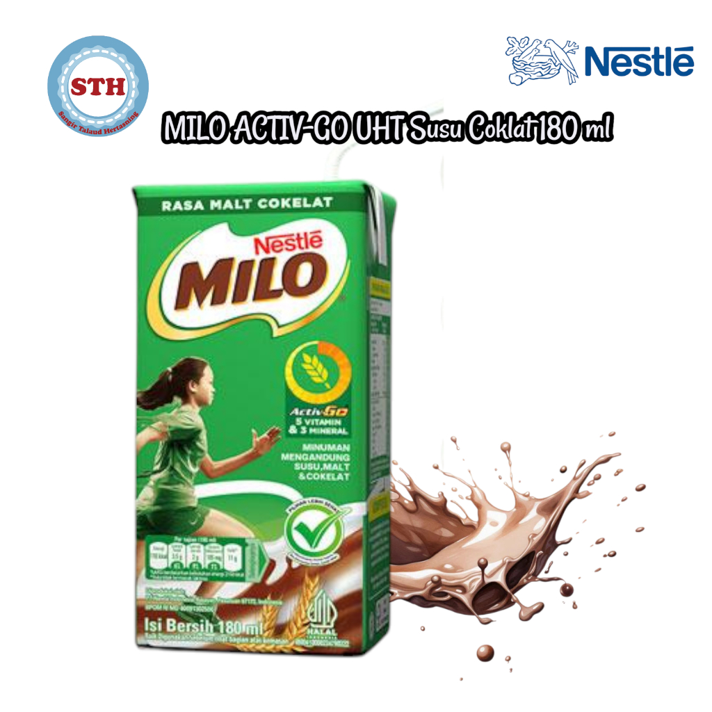 Jual MAKASSAR / MILO ACTIV-GO UHT Susu Coklat 180 ml | Shopee Indonesia