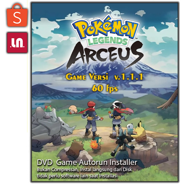 Jual Pokemon Legend Arceus - PC DVD Game Autorun Installer | Shopee ...