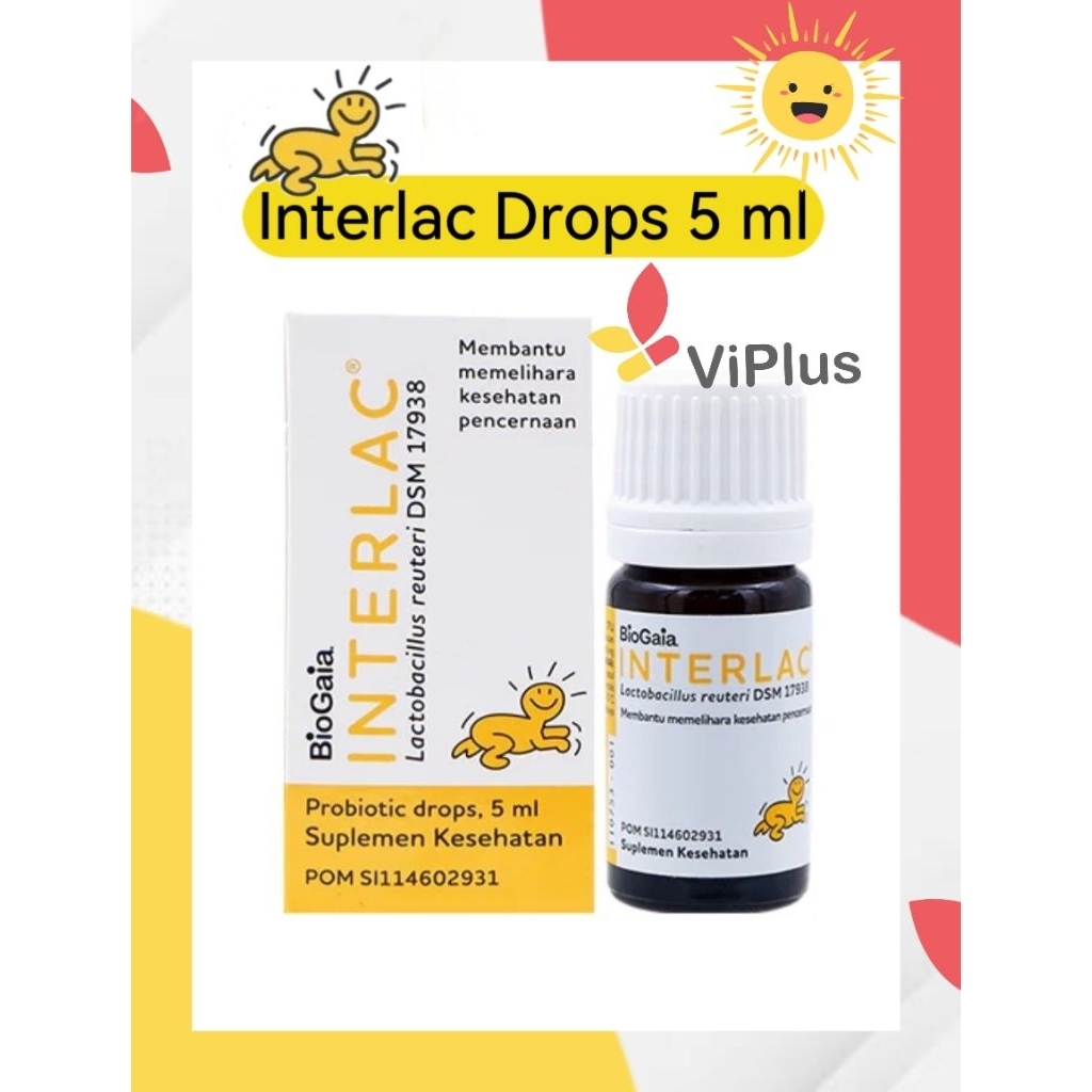 Jual Interlac Probiotic Drops 5ml | Shopee Indonesia