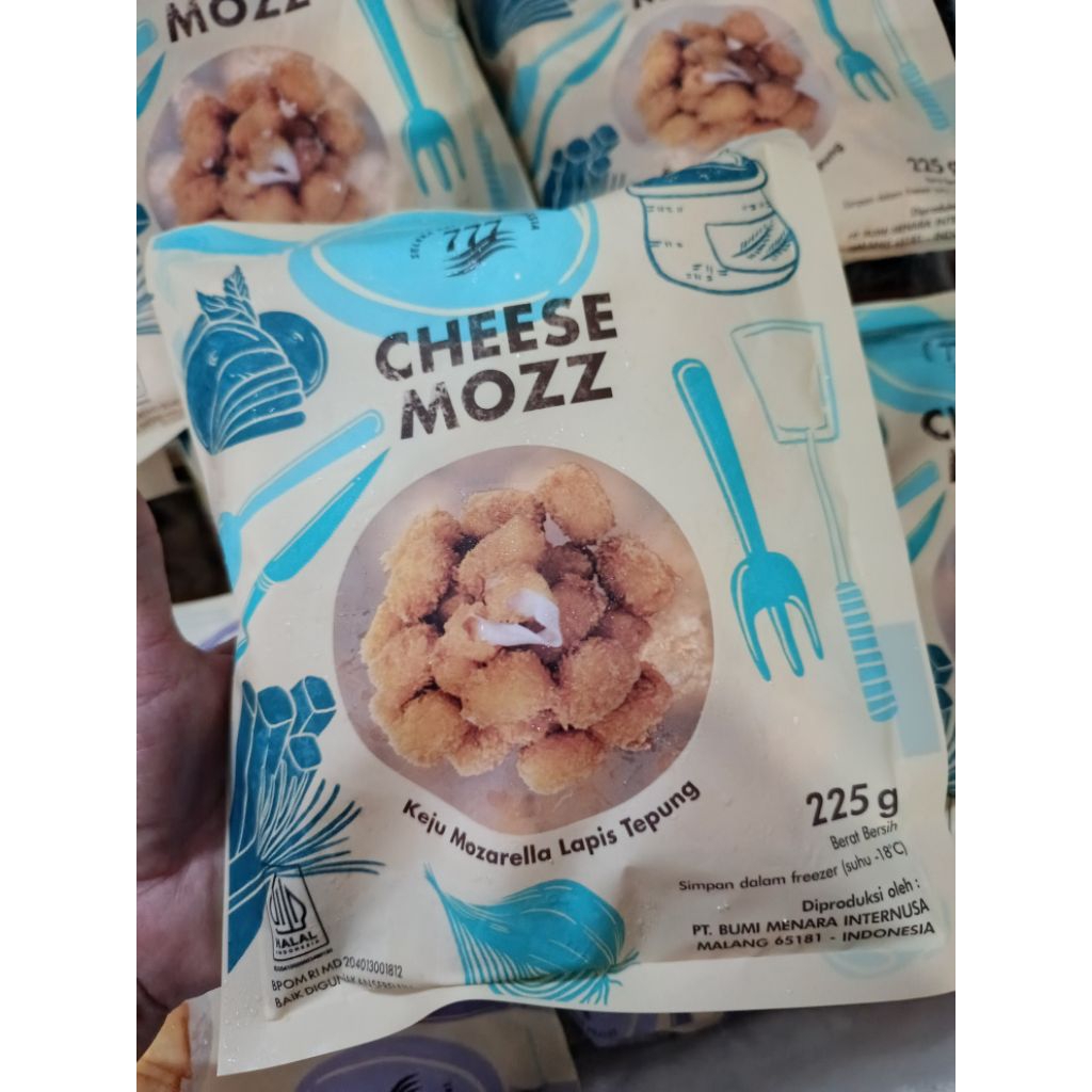 Jual 777 Cheese Mozz / Keju Mozarella Lapis Tepung / Mozarella Crispy ...