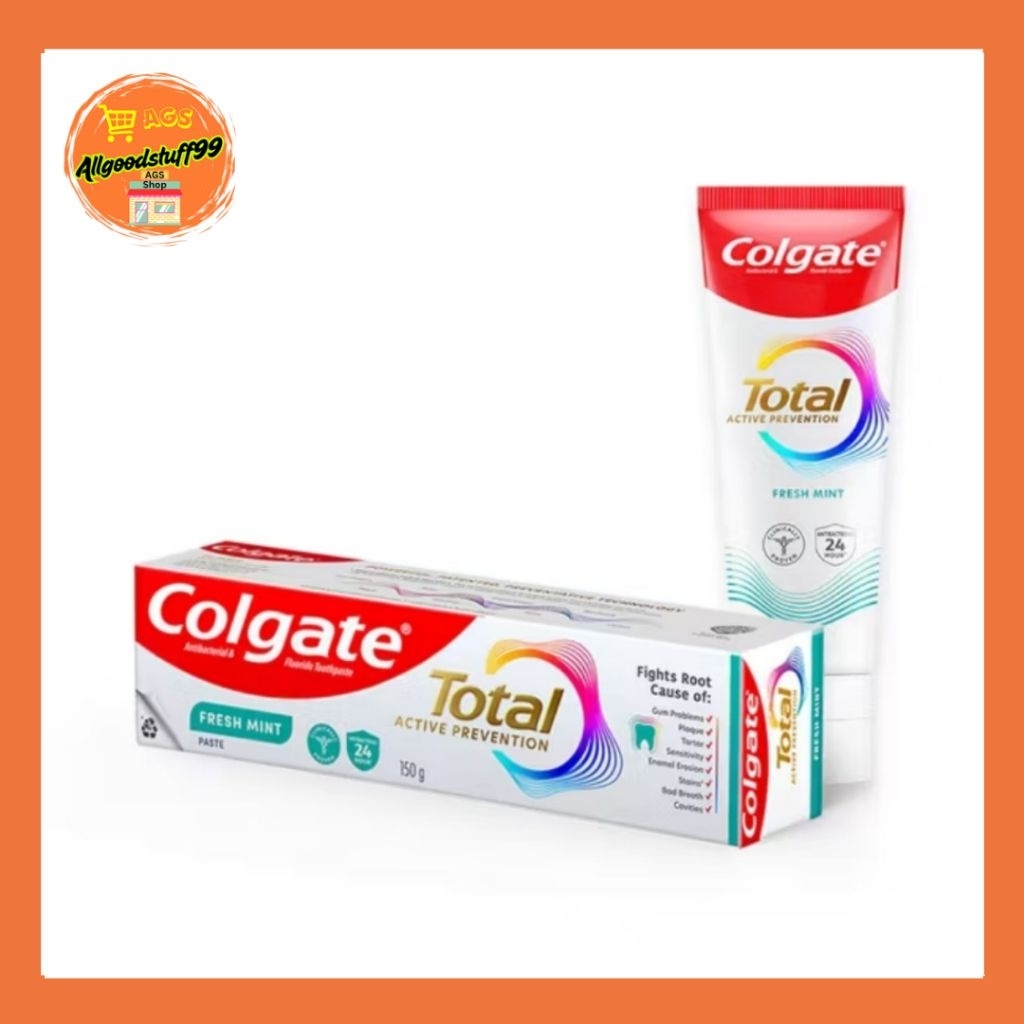 Jual Colgate Total Active Prevention Fresh Mint 150 Gram Odol Tooth ...