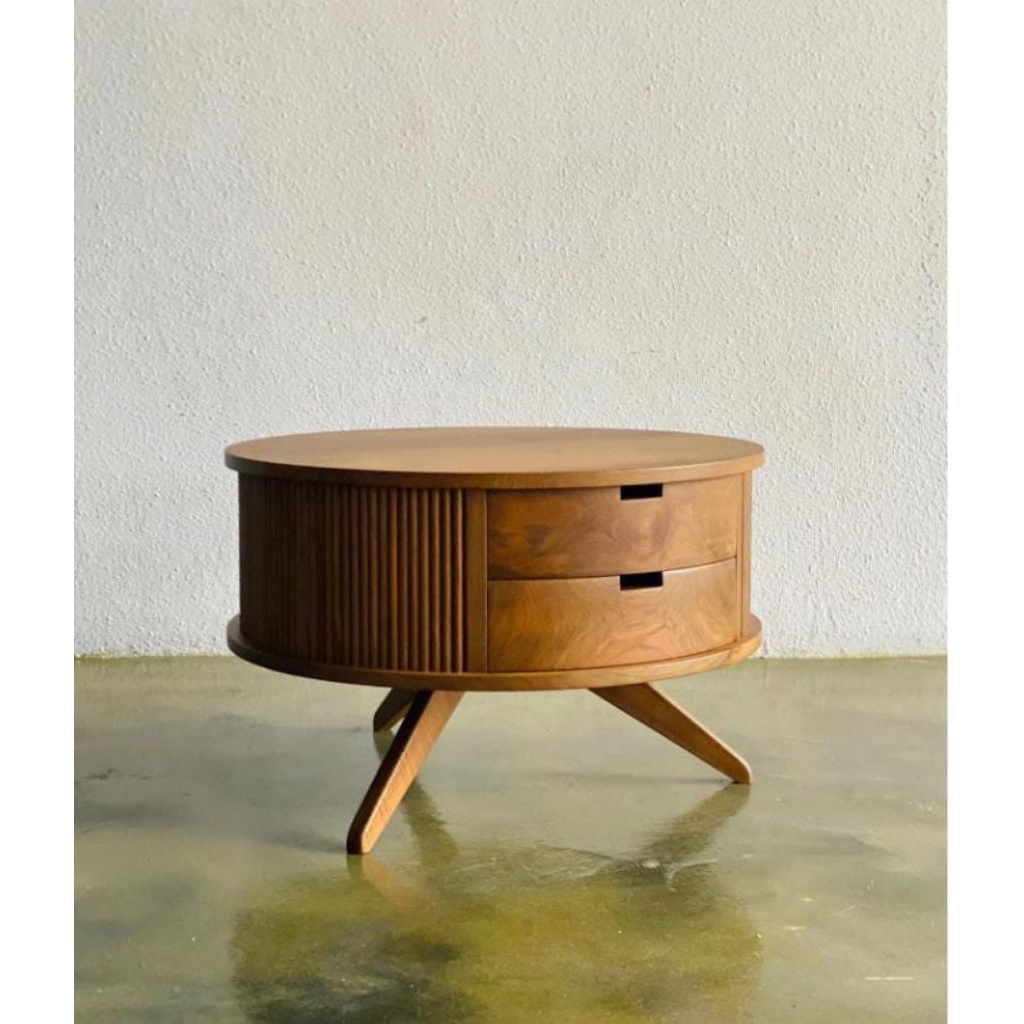 Jual Coffee Table Meja Ruang Tamu Bulat | Shopee Indonesia