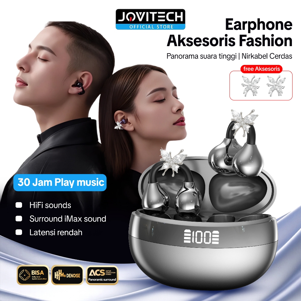 Jual [NEW PRODUCT] Jovitech EP85E OWS Open Ear Clip For Sport Work ...