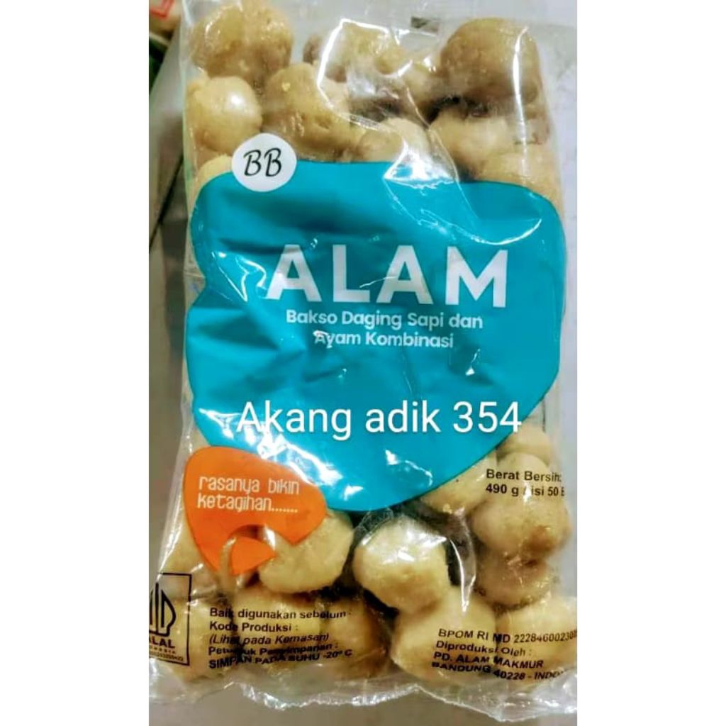 Jual Baso urat alam BB isi 50 butir ukuran sebesar ukuran koin 200 ...