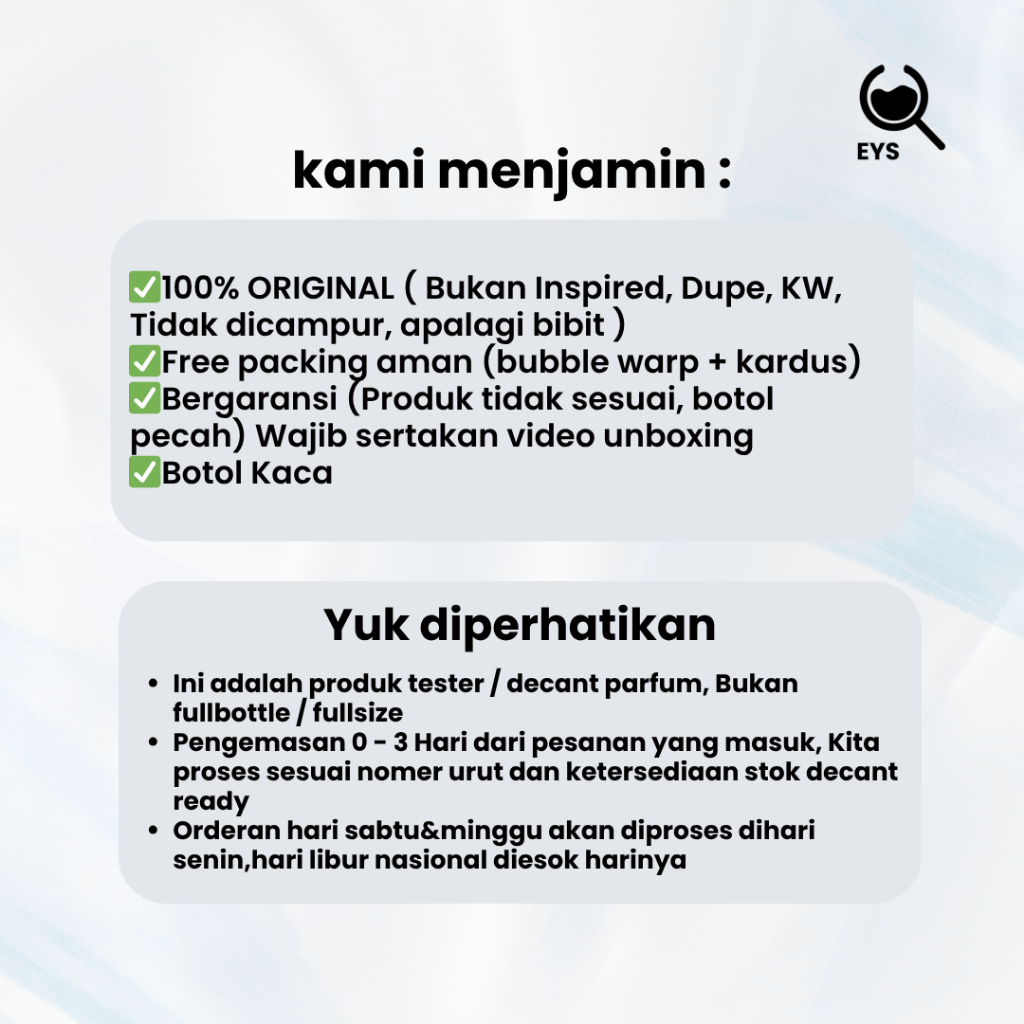 Jual Decant/share/tester parfum IKI ARUM Wengi kusuma gendhis loro ...