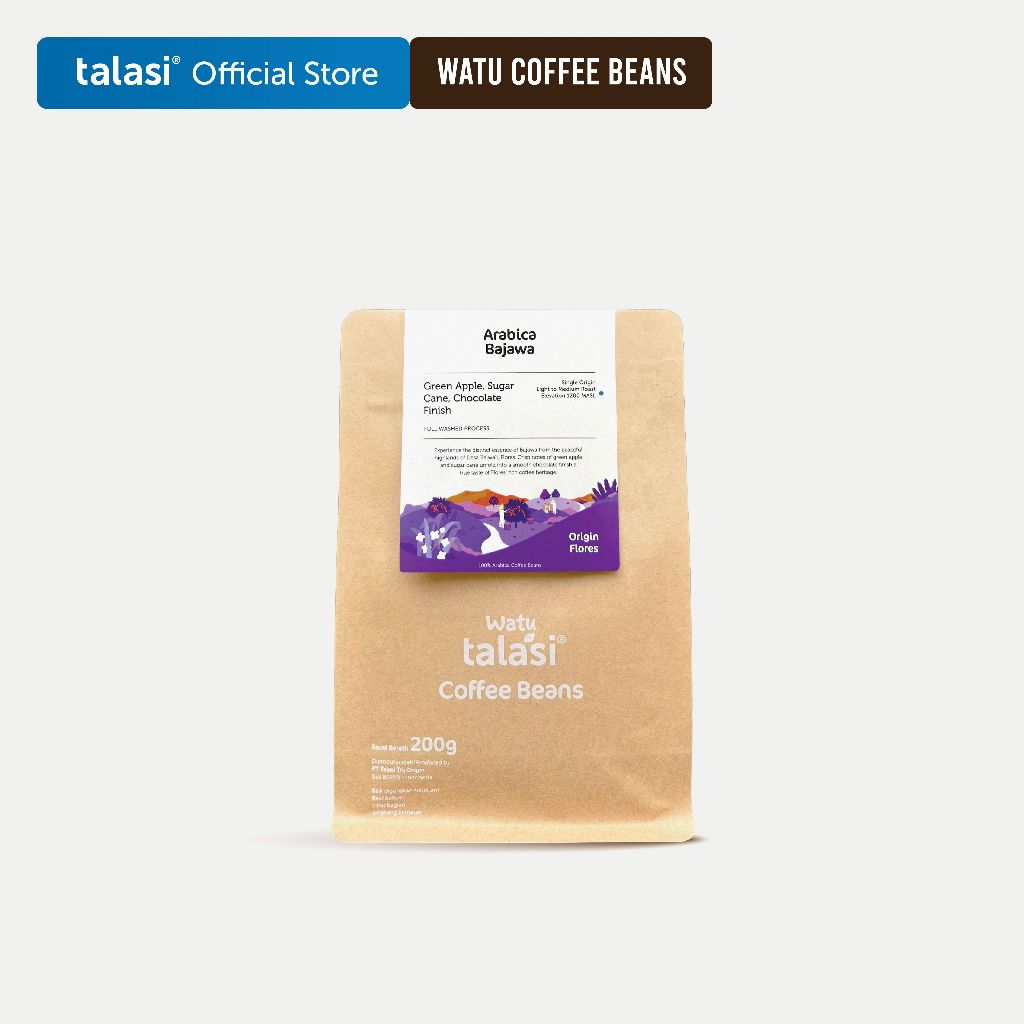 Jual Origin Bajawa 200 gr, Talasi Watu Arabica Coffee Beans | Shopee ...