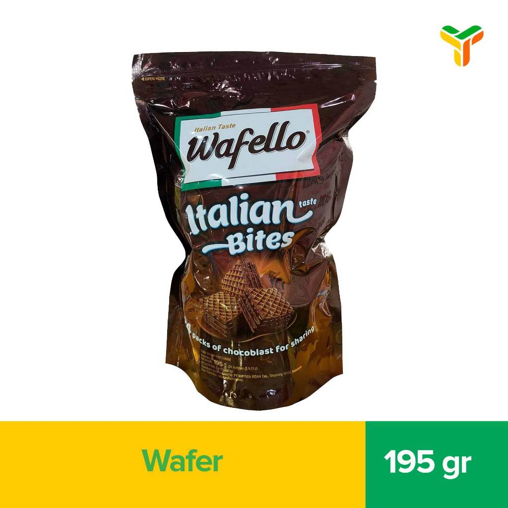 Jual Roma Wafello Wafer Italia Chocoblast pouch 195 Gram | Shopee Indonesia