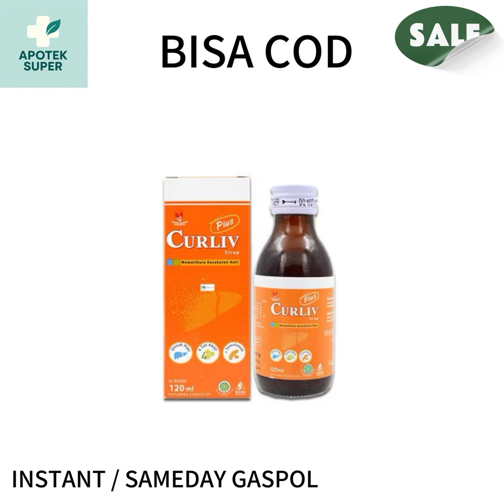 Jual Curliv Plus Sirup 120Ml Vitamin Suplemen Kesehatan | Shopee Indonesia