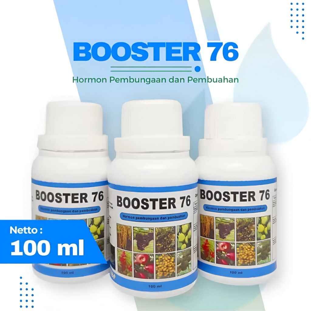 Jual TERLARIS PUPUK BOOSTER 76 kemasan 100ml, 250ml, 1 liter | Shopee ...