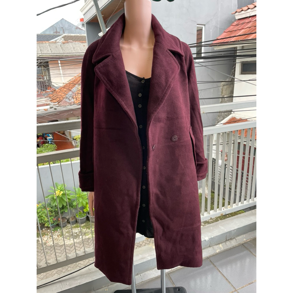 Jual Coat preloved for winter/autumn | Shopee Indonesia