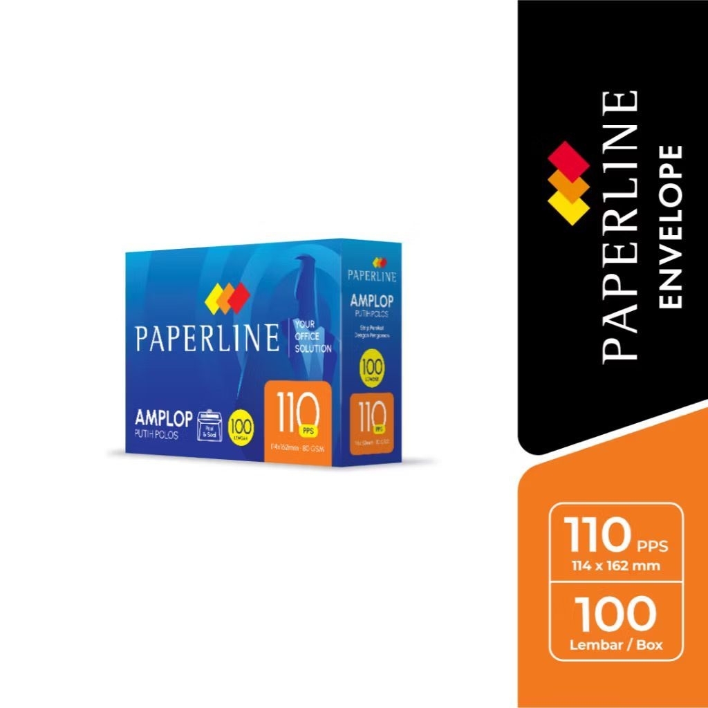Jual Amplop Paperline 110 Putih - 1pack ( isi 100 lembar ) | Shopee ...
