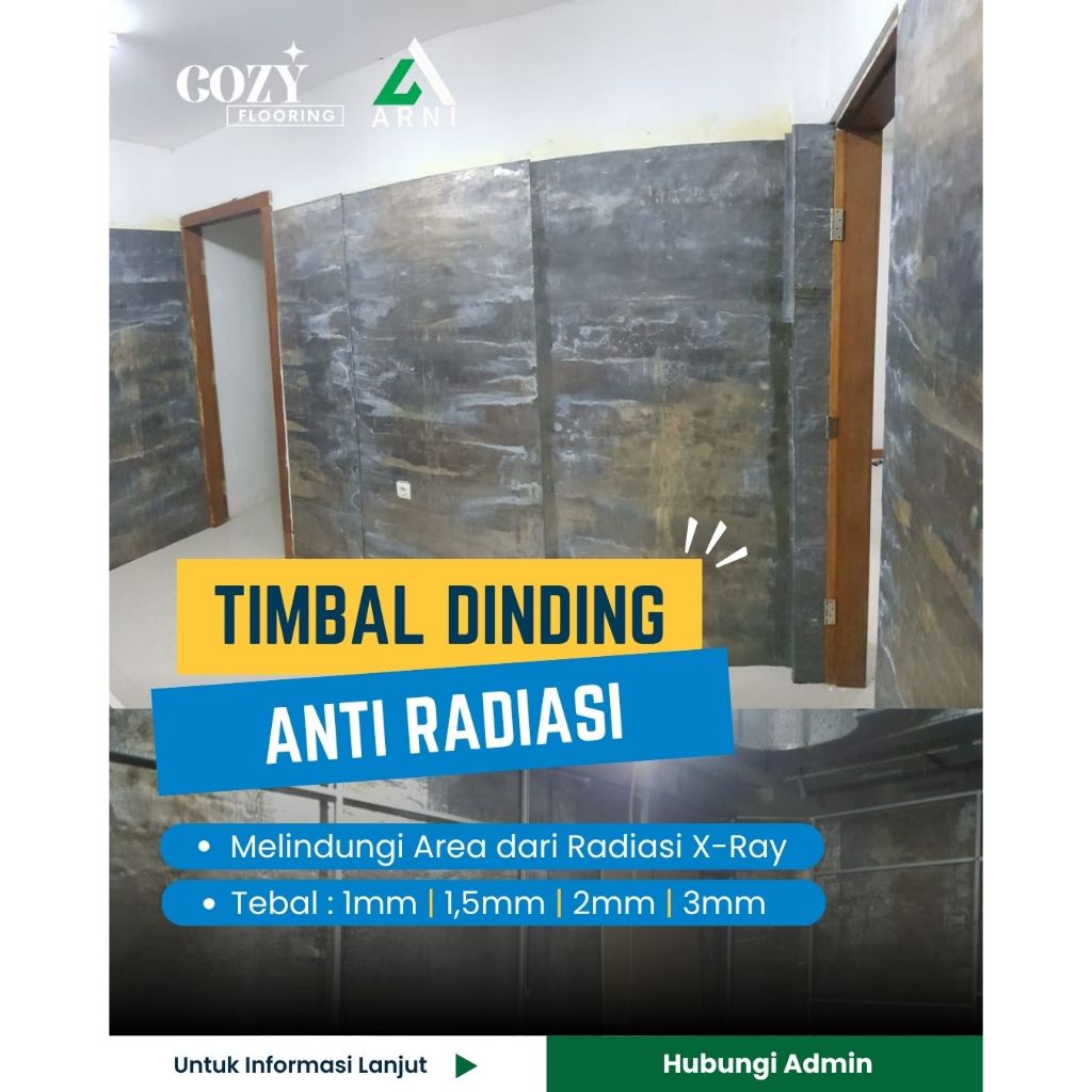 Jual Timbal Dinding Anti Radiasi | pelapis Dinding bahan Timah | Ruang ...