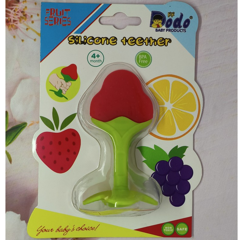 Jual Dodo Silicone Teether Fruit Series BPA Free - Gigitan Bayi Silikon ...