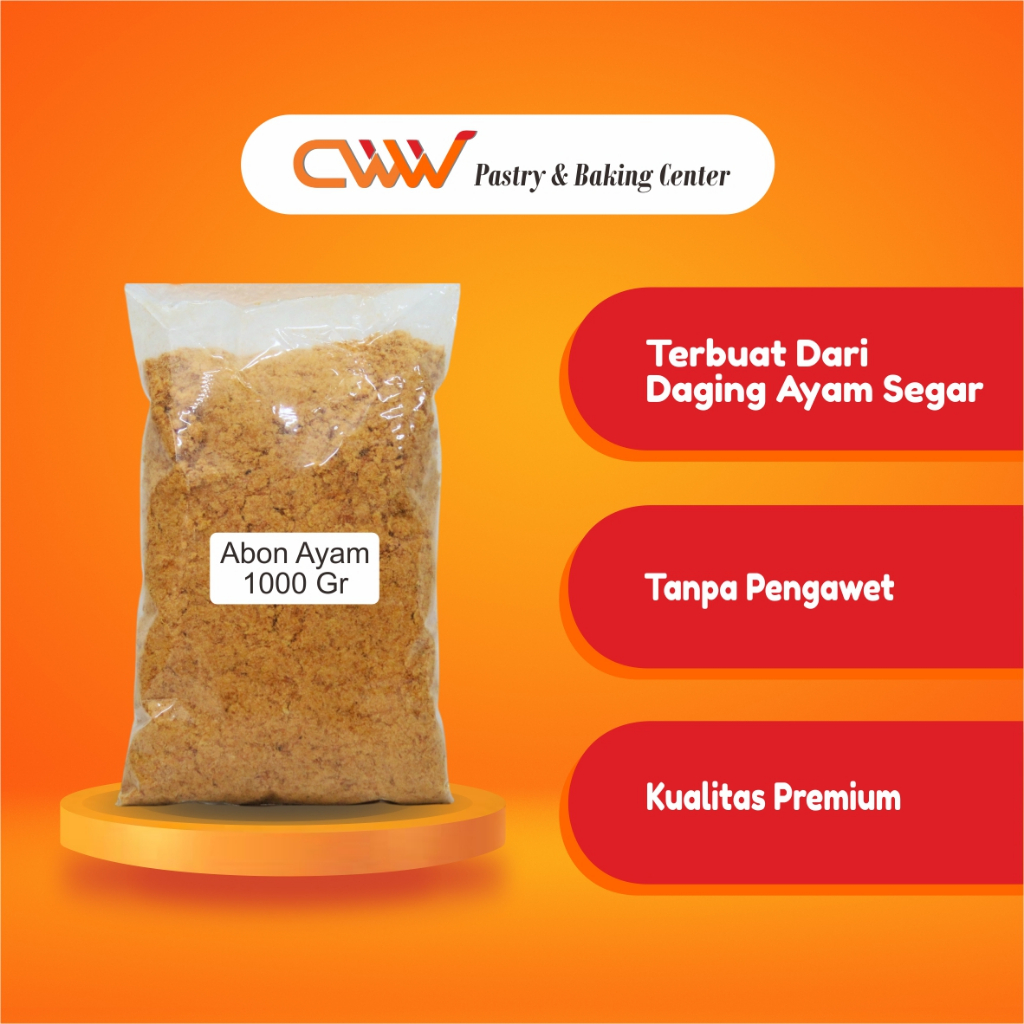 Jual Abon Ayam Chicken Floss Premium Home Made Kualitas Bakery 1Kg 500g ...