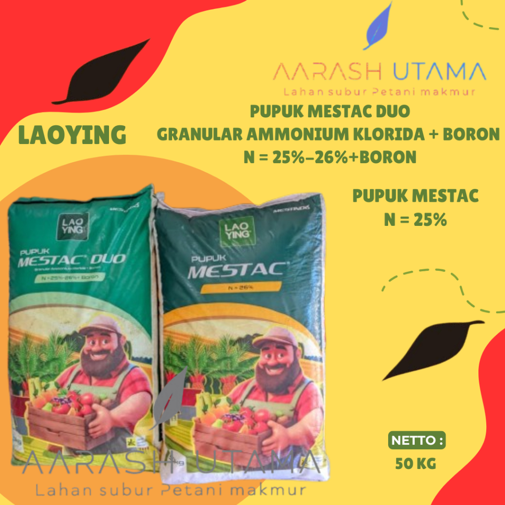Jual PUPUK LAOYING MESTAC & MESTAC DUO (BORON) - 50KG | Shopee Indonesia