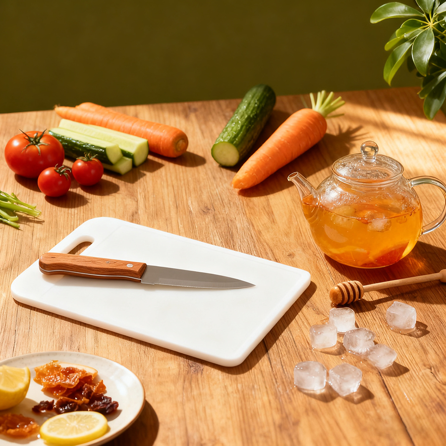 Jual Papan Potong Plastik Kelas Makanan JIANBAITE / Papan Potong Tebal ...