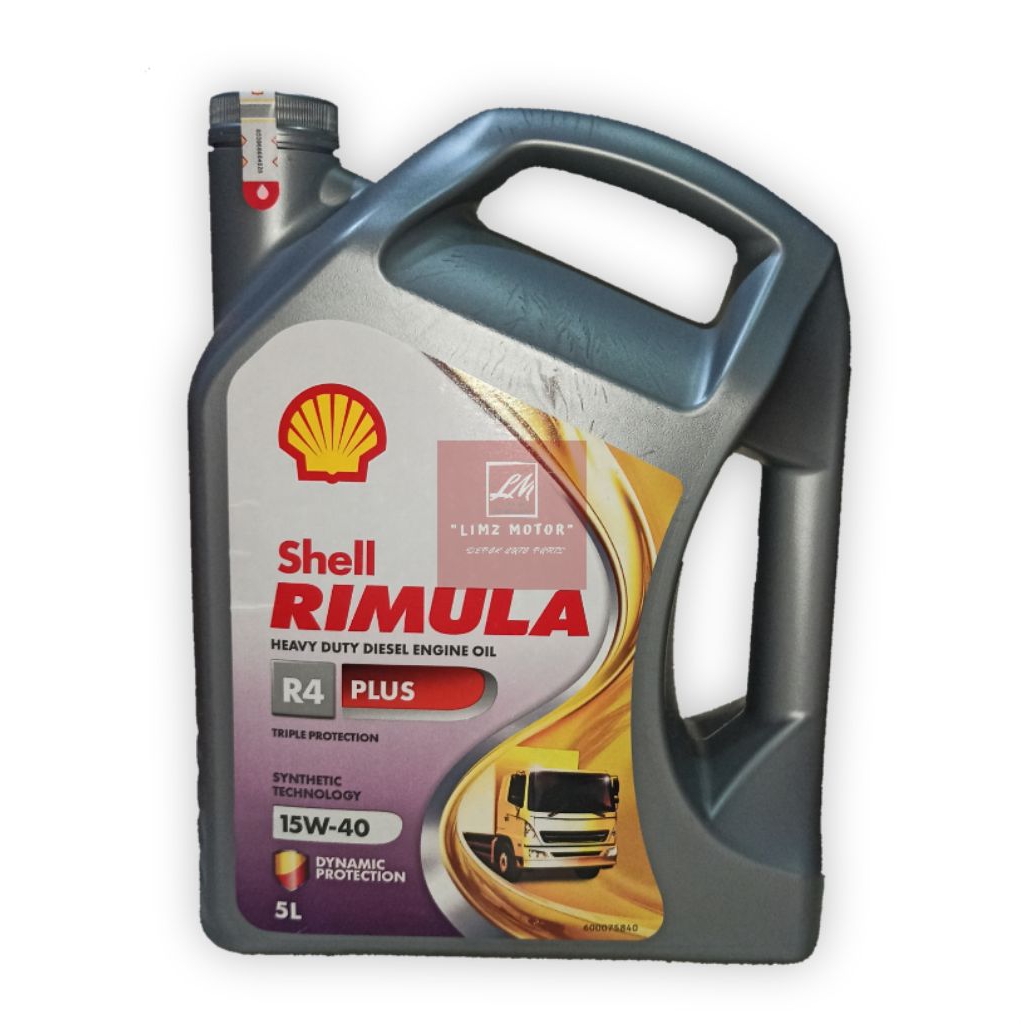Jual Oli Shell Helix Rimula R4 Plus SAE 15W-40 Galon 5 Liter Original ...