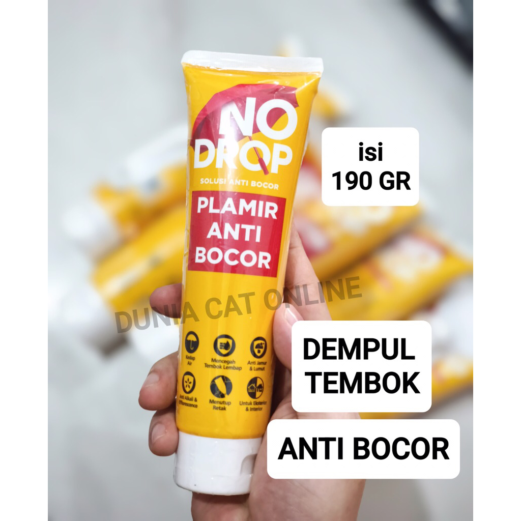 Jual DEMPUL PLAMIR TEMBOK ANTI BOCOR NO DROP 190GRM PUTIH / UNTUK ...