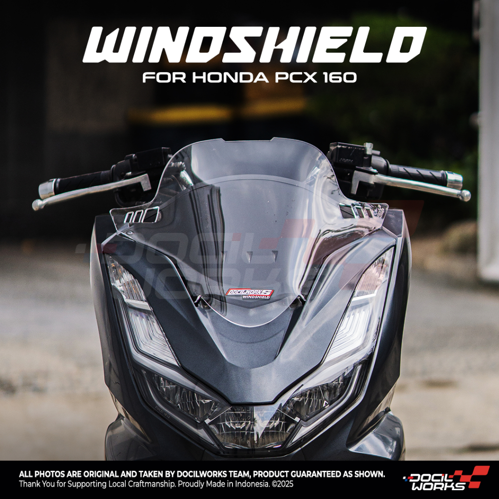 Jual Docilworks - Visor Windshield Triton Honda PCX 160 (2021-2024 ...