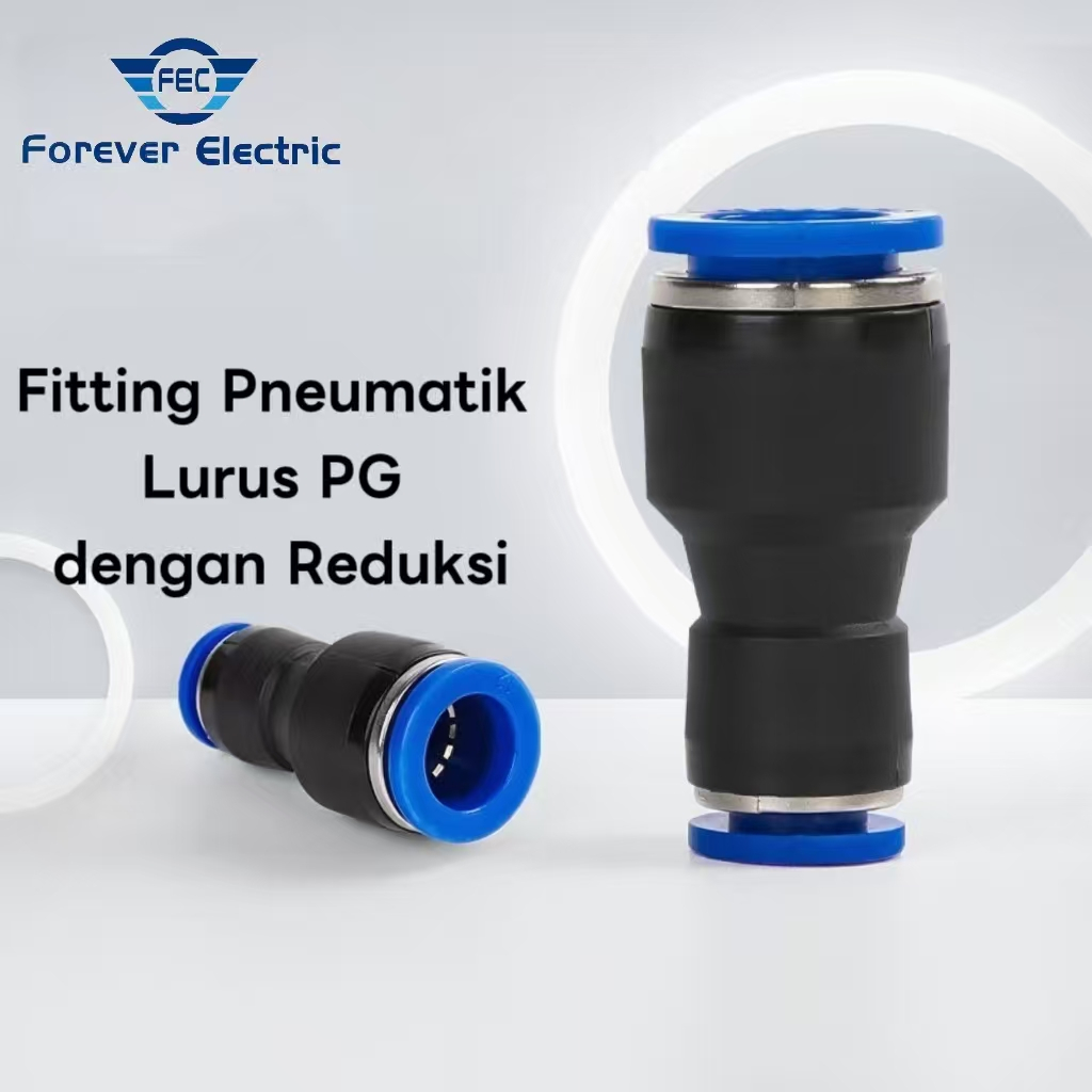 Jual PG Fitting Pneumatic Lurus PG8-6 PG10-8 PG12-8 PG12-10 | Shopee Indonesia