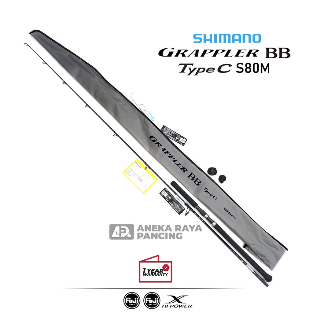 Jual JORAN SPINING SHIMANO 21 GRAPPLER BB TYPE C All Size / Joran ...