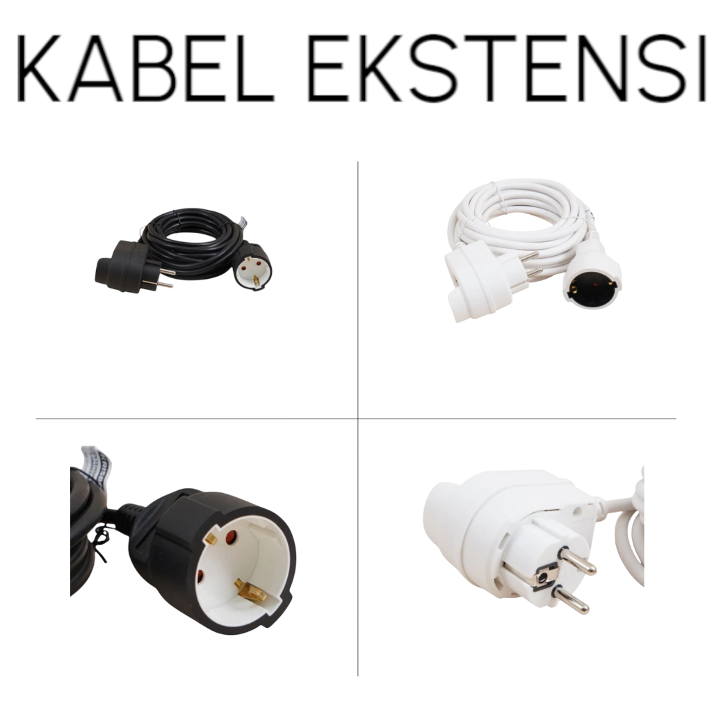Jual Colokan Listrik Sambungan Kabel Ekstensi Krisbow Ektension Cord ...