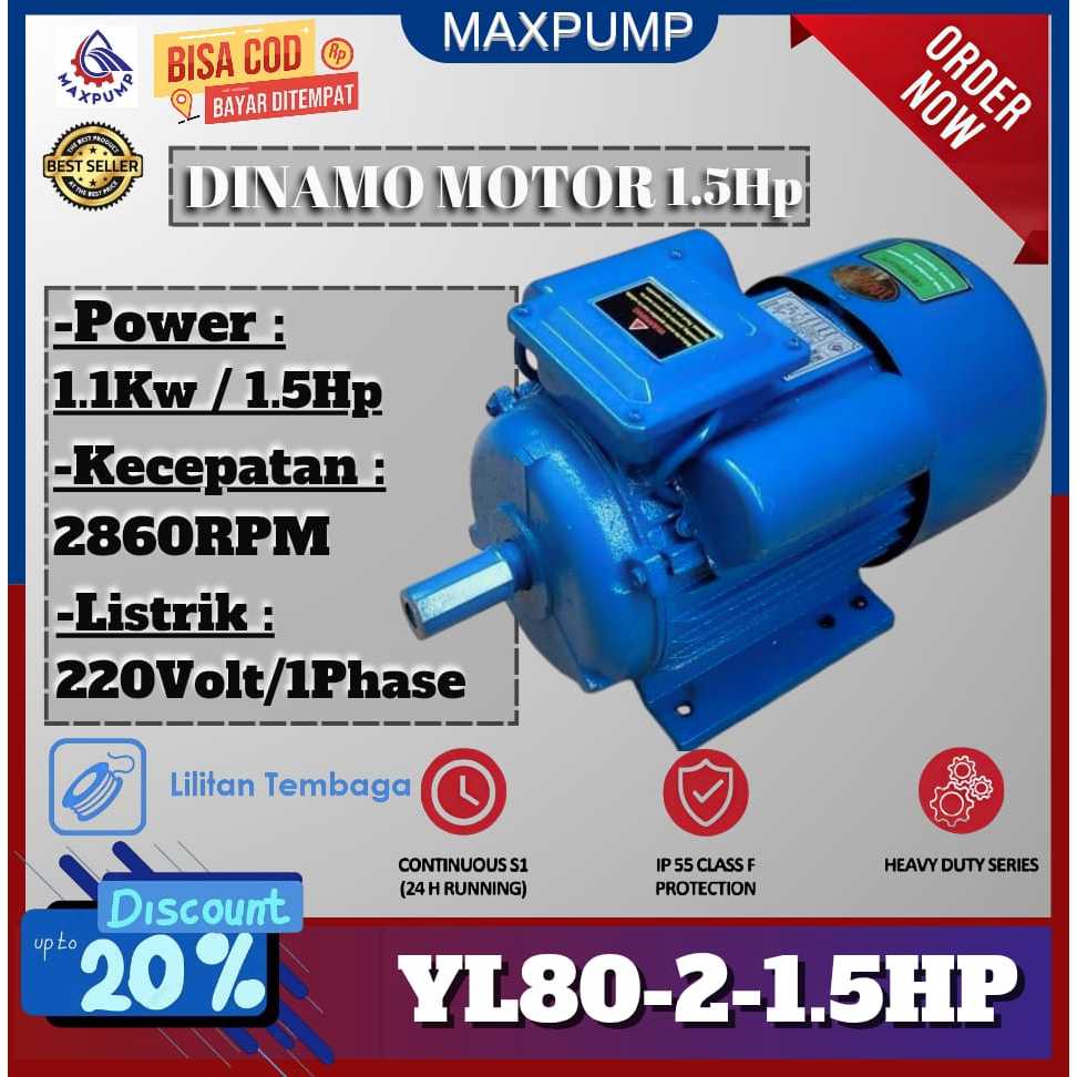 Jual MAXPUMP Motor Dinamo Elektro Motor Dynamo Suku Cadang Mesin ...
