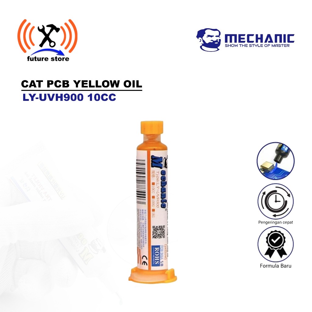 Jual MECHANIC LY-UVH900 Cat PCB 10CC Yellow Oil Original – Cairan ...