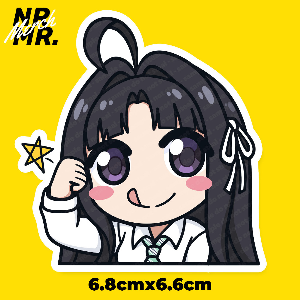 Jual Sticker Awa Subaru "Teehee" Girls Band Cry Anime Chibi Fanmade ...