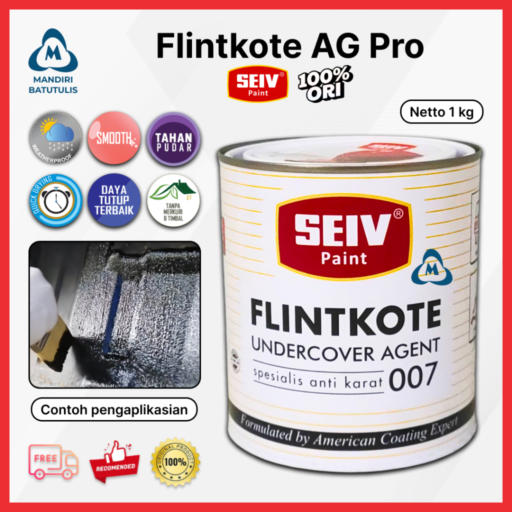 Jual Flintkote SEIV 007 1kg Anti Karat Plingkut Plinkut Undercover ...